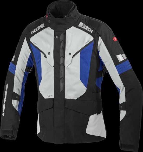 SPIDI OUTLANDER H2OUT ICE BLUE MOTORCYCLEC JACKET M - Maat - Jas | bol