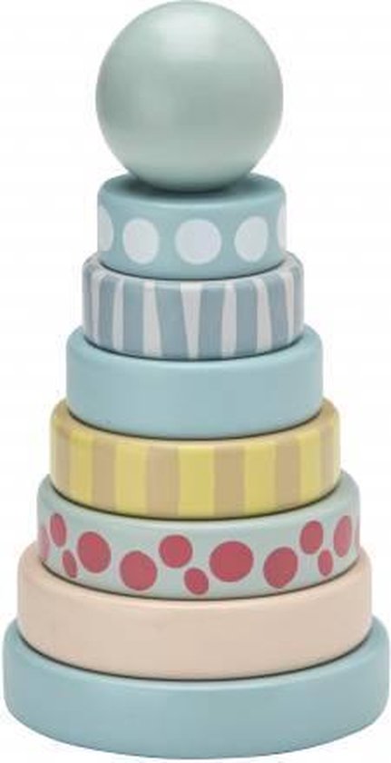 Kids Concept - Houten Stapelringen Groen | bol