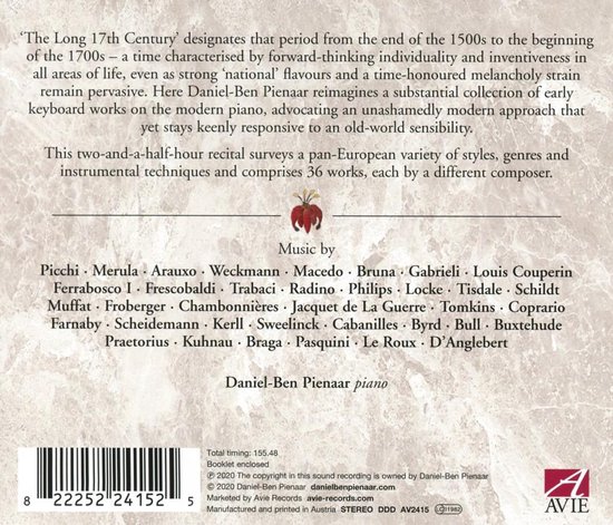 Daniel-Ben Pienaar - The Long 17th Century A Cornucopia (CD), Daniel ...