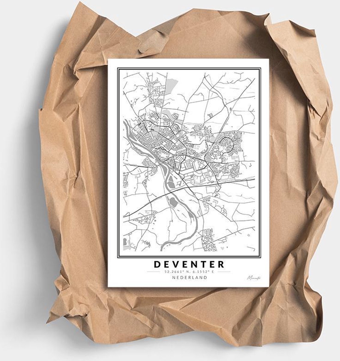 Poster Stad Deventer A4 - 21 x 30 cm (Exclusief Lijst) | bol.com