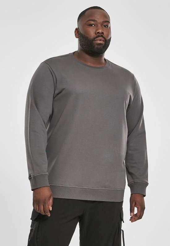 Urban Classics Sweater/trui -2XL- Basic Terry Crew Grijs | bol