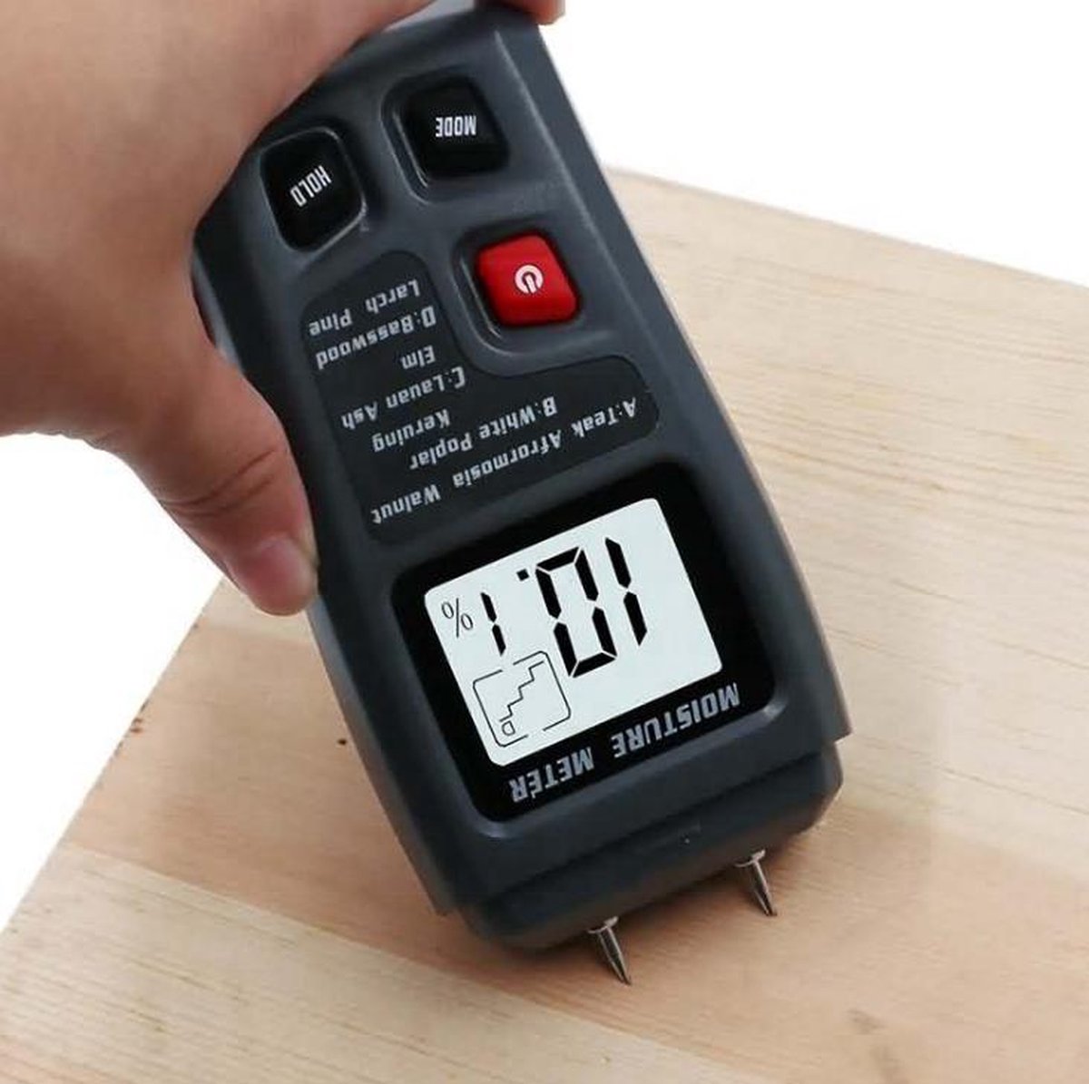 Digitale Vochtmeter muur - houtvochtmeter | bol.com