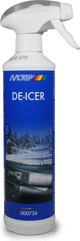 Motip Ruitontdooier spray - Snelwerkend - Antivries formule - 500ml | bol