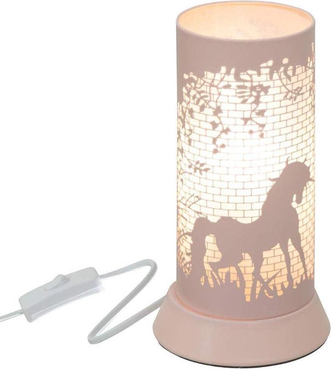 bol.com | Eazy Living Tafellamp Met Dieren Nature Roze