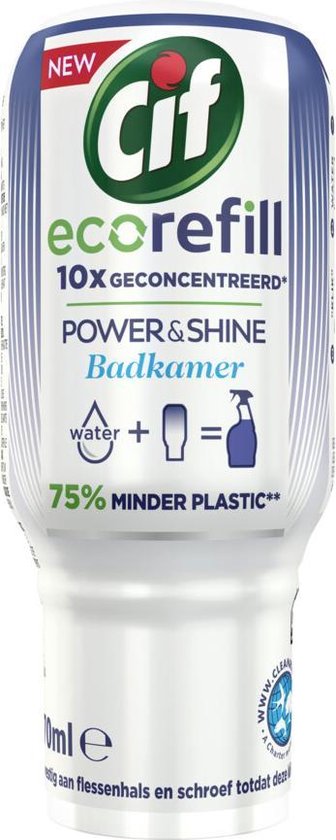 Cif Power & Shine Badkamer Eco Refill Capsule - 10 x 70 ml ...