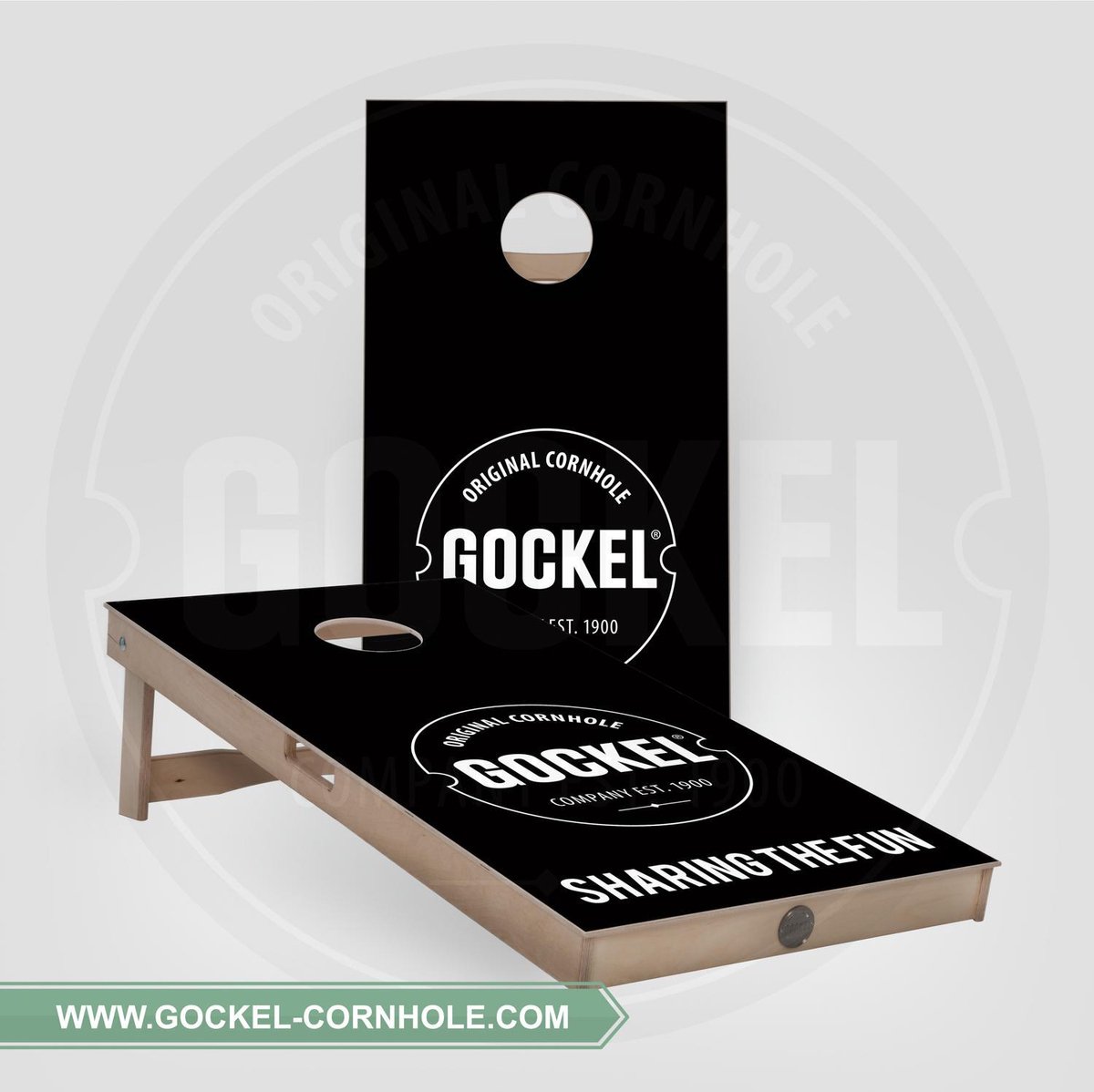 Original Cornhole Set - 120 x 60 cm - Vinyl Wraped (100% berken ...