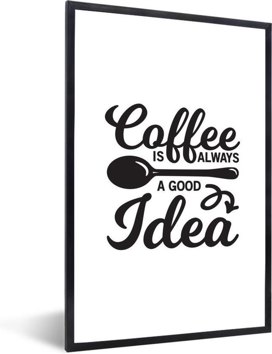 Citation Café Le Coffee est toujours une bonne idée sur un fond blanc ...