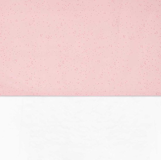 Jollein Baby Laken Ledikant 120x150cm Mini Dots - Blush Pink | bol.com