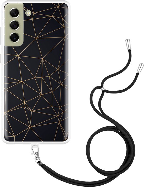 Cazy Hoesje met Koord geschikt voor Samsung Galaxy S21 FE - Luxury | bol