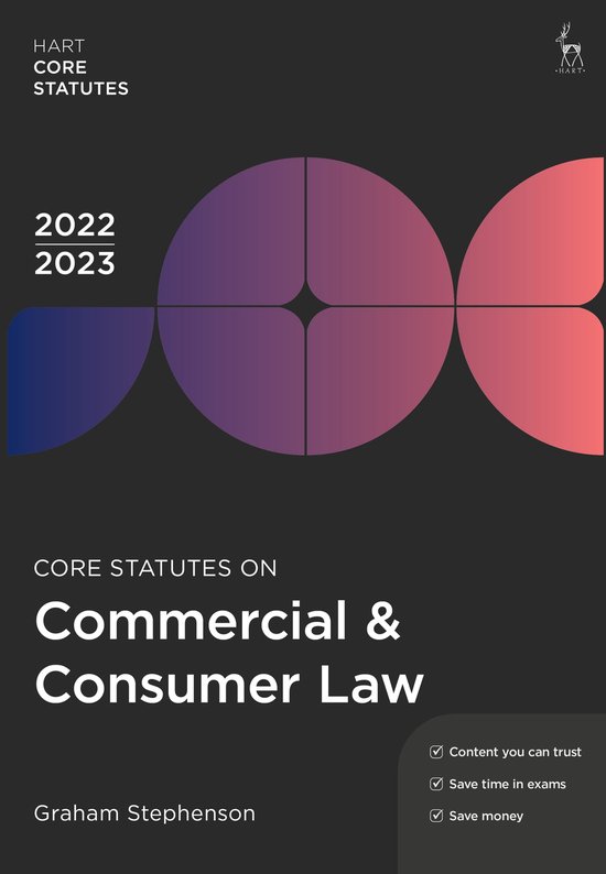Core Statutes on Commercial & Consumer Law 2022-23 (ebook), Graham ...