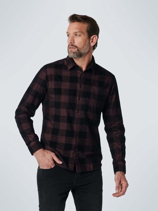 No Excess Mannen Overhemd Wijn Rood | bol.com