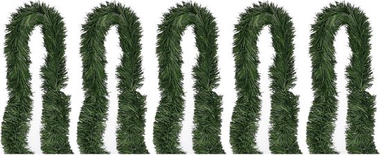 5x Groene kerstslingers 5 m | bol.com