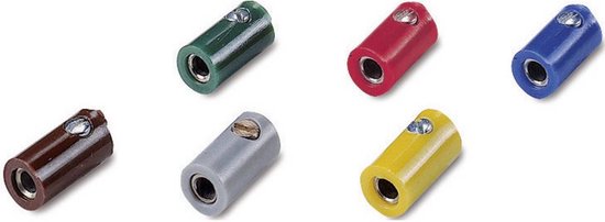 Modelspoor mof 2.6 mm 100 stuk(s) Zonder dwarsgat Rood | bol