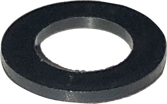 Sluitring Din125 M6 Zwart Nylon - 100 Stuks | bol