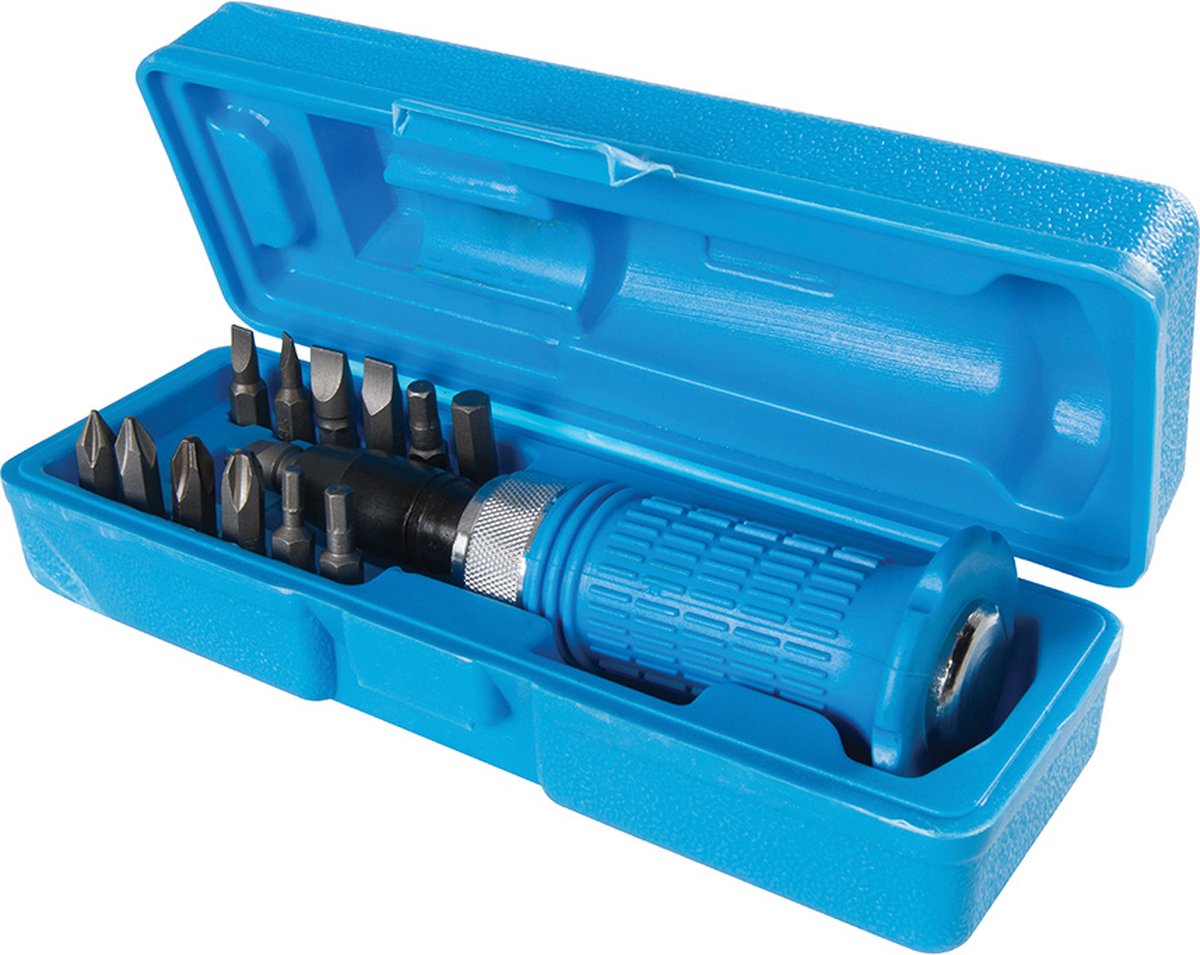 Silverline 14 delige soft-grip slagschroevendraaier set | bol.com