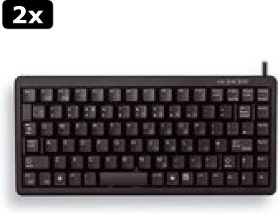 2x CHERRY ML4100 - Toetsenbord - PS/2, USB - QWERTY - VS - zwart | bol.com