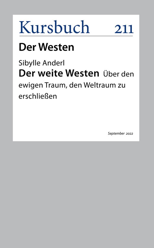 Der weite Westen (ebook), Dr. Sibylle Anderl | 9783961962839 | Boeken | bol