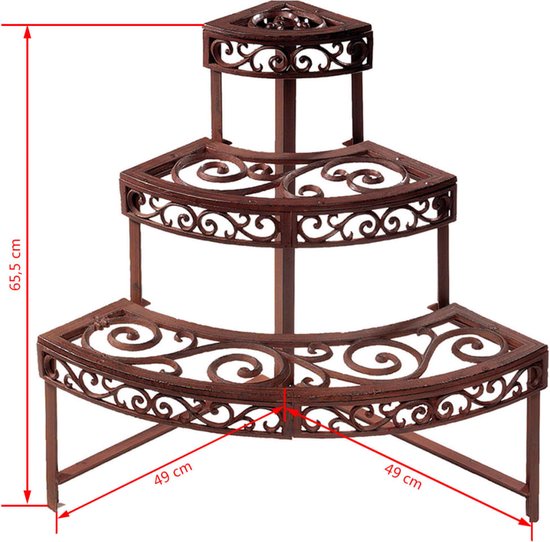 Esschert Design kwartronde etagère BPH32 | bol.com