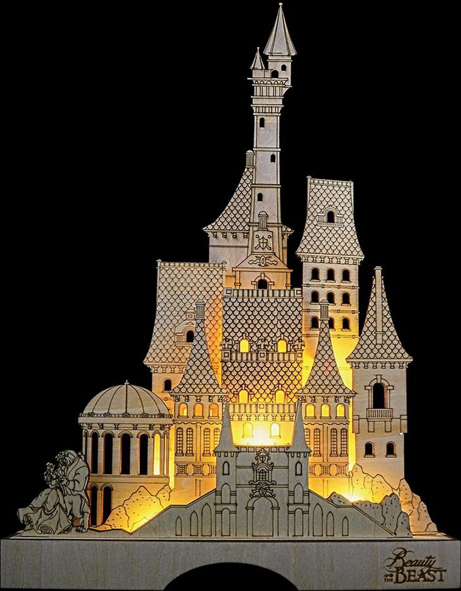 Enesco - Disney - Beauty & the Beast Verlicht Kasteel | bol.com