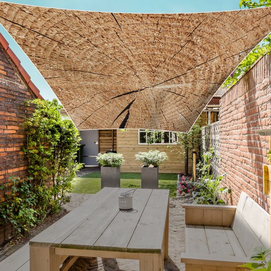 MuchoWow® - Schaduwdoek - Boomstronk - Jaarring - Structuur - Boom - 96 ...