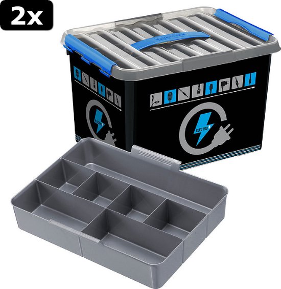 2x Sunware Q-line Electra Box 22L met inzet | bol