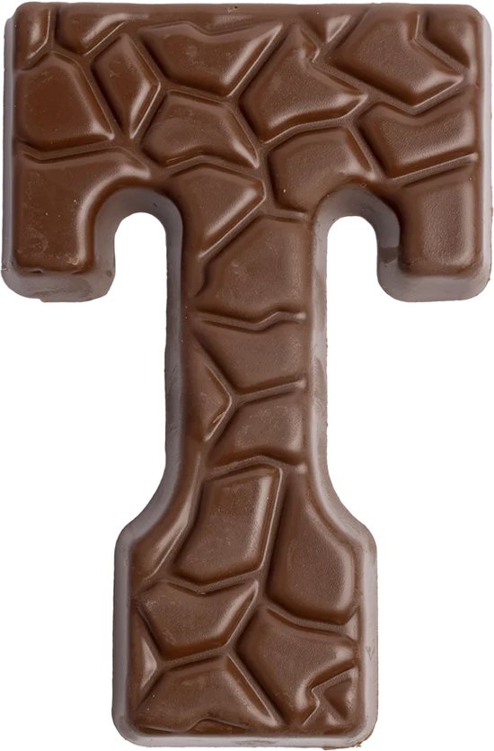 Chocoladeletter T Melk - Duurzaam - 135 gram | bol