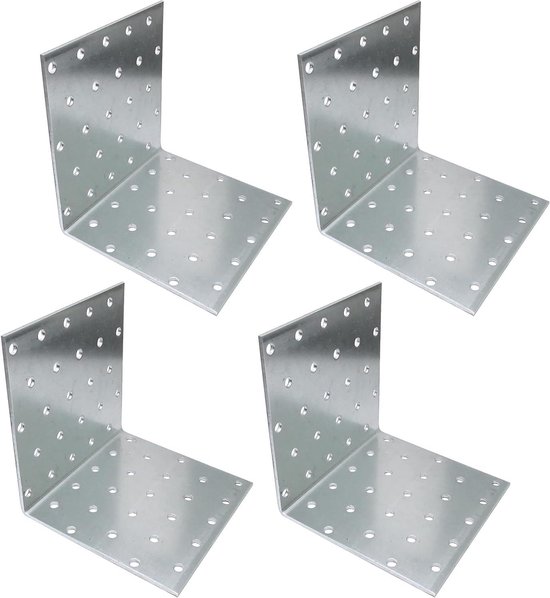 Montagebeugels voor poten - set van 4 - 100x100x100x2.5mm - thermisch ...