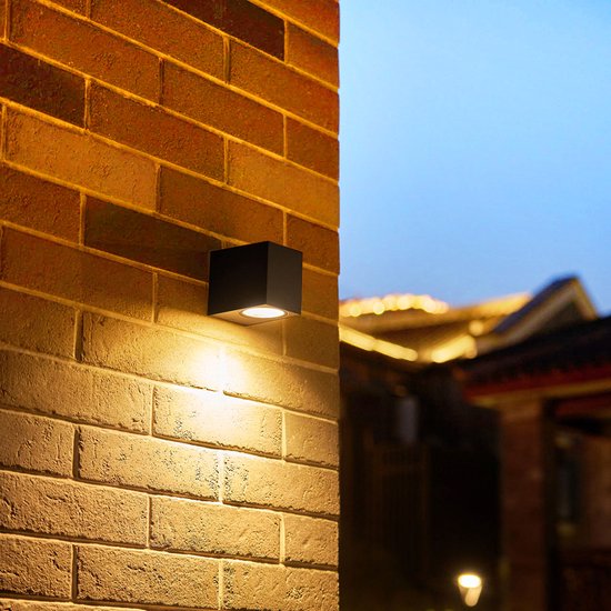 D'Lite LED Wandlamp Vrebos Aluminium Zwart | Geschikt Voor 1x GU10 | bol