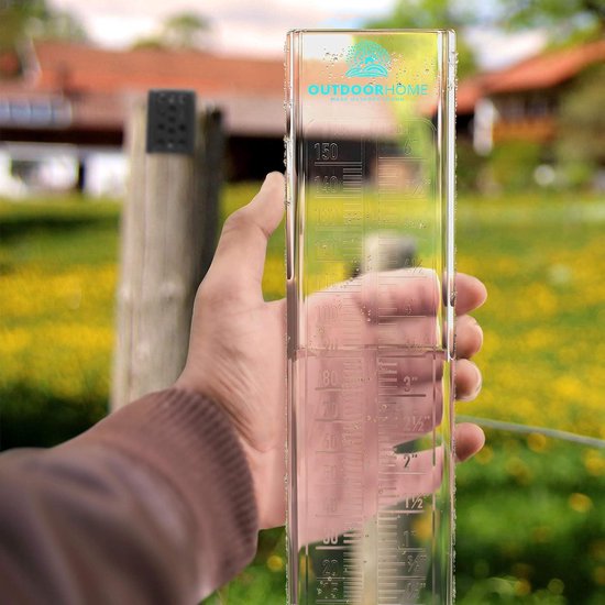 Regenmeter Deluxe Heavy Duty Monteerbare Outdoor - Tuinregenmeter 6 ...