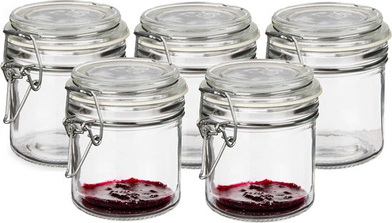 Vivalto Weckpot/inmaakpot - 8x - Tarro - 250 ml - glas - met ...