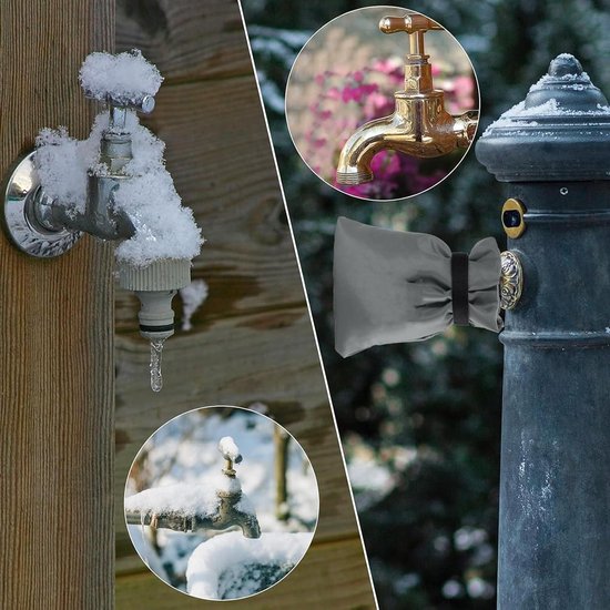 Buitenkraanafdekkingen thermische bescherming voor tuinkraan - 2 stuks ...