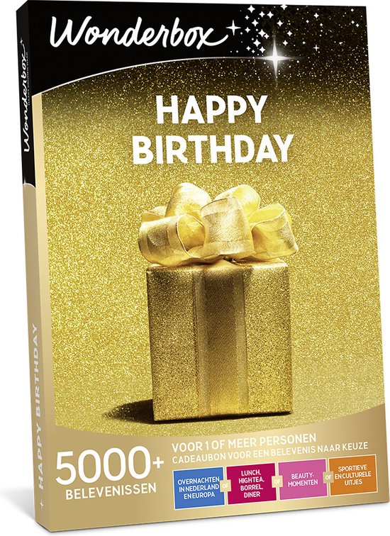 Wonderbox Cadeaubon - Happy Birthday | bol