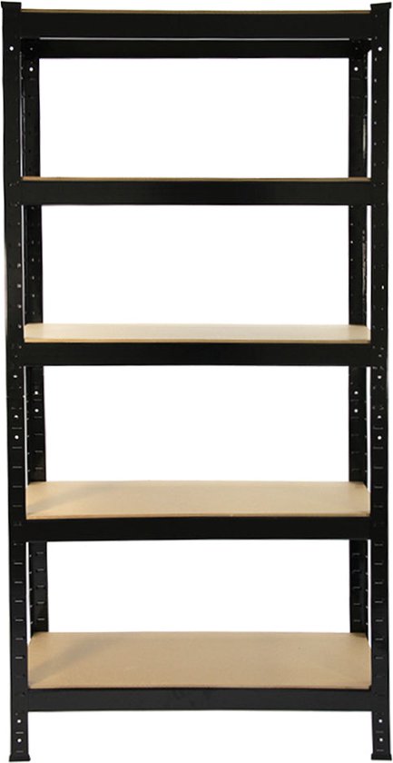 Monster Racking T-Rax Zware Opslagrekken, Zwart, 75cm B, 30cm D, Set ...