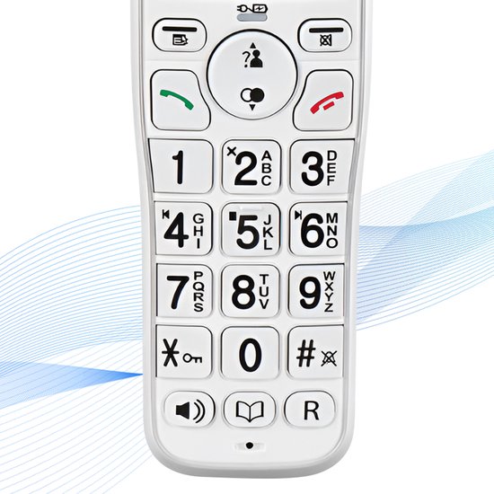 Geemarc, Vaste telefoon voor senioren AmpliDect 2951 Draadloze dubbele handset, Wit | bol