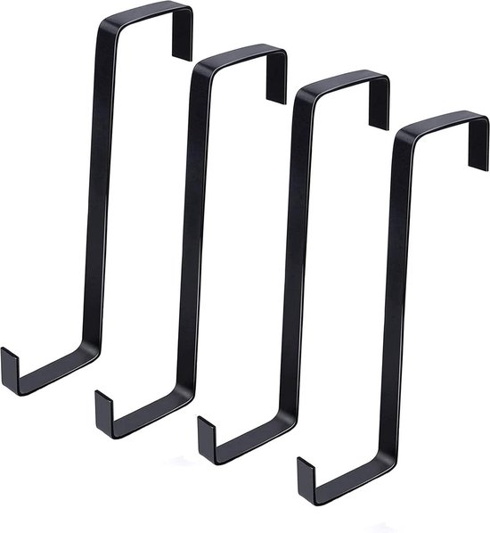 4 Pcs Z-type Omkeerbare Deurhaak Dubbele Eind Enkele Deurhaak ...