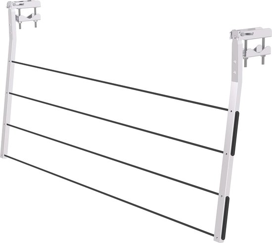 Antislip Balkon Wasrek - Universel en Weerbestendig Droogrek voor ...