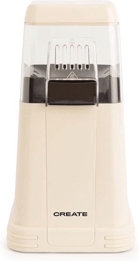 Popcornmaker 1200W - Elektrische Popcornmachine in Gebroken Wit voor ...