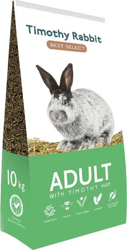 Timothy Rabbit Best Select - Konijnenvoer - 10 kg | bol
