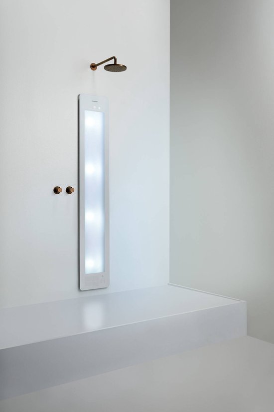 Sunshower Plus L inbouw met infrarood en UV-licht white | bol