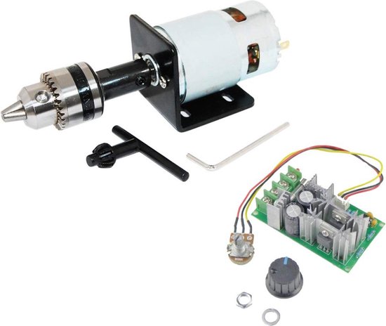 775 DC Motor 12V/24V - Elektromotor met pin en snelheidsregelaar - PWM ...