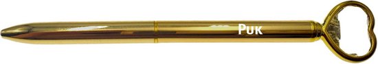 Pen Met Gravering - Hartje - Met Naam - Puk - Goud | bol