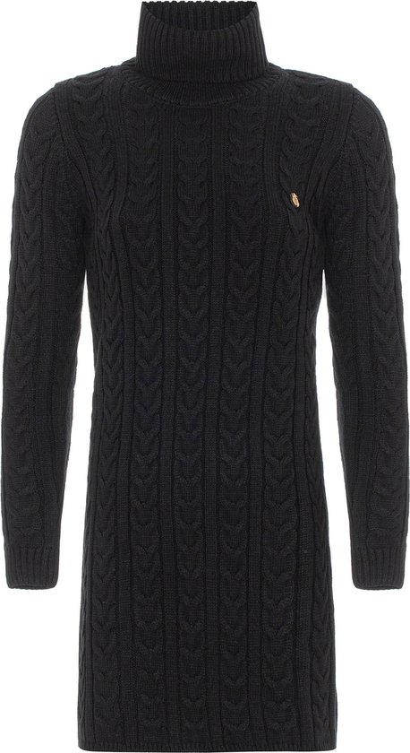 Jimmy Sanders Jurk Dames Zwart - L | bol