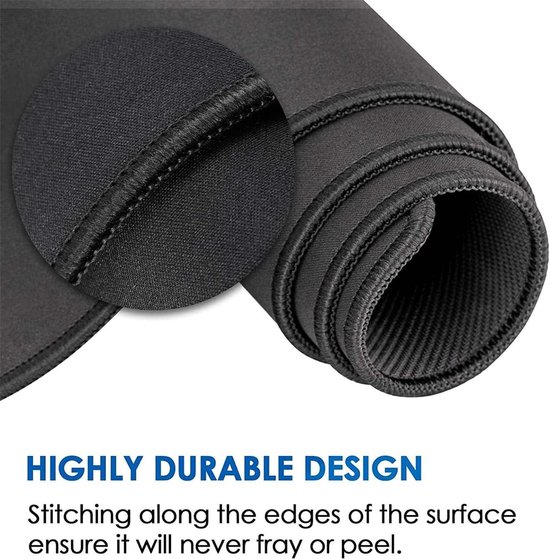 Groot formaat XXL marmeren muismat - tafelmat voor gaming en computer ...