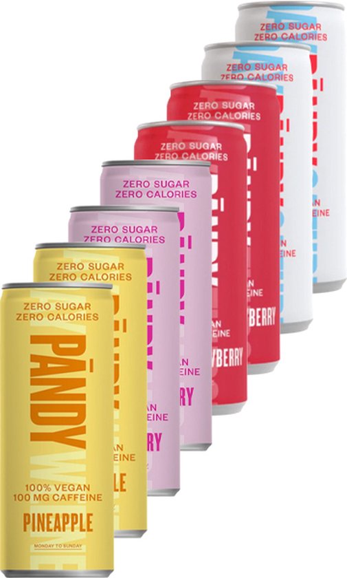 Pandy | Mix Low Calorie Energy Drink | Voordeelpakket | 8 x 330 ml | bol