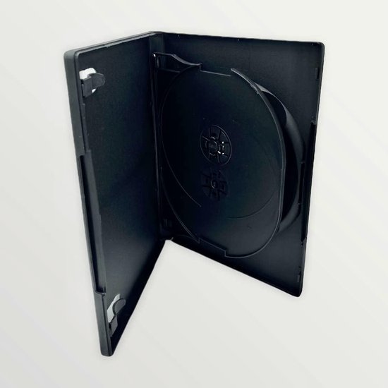 DVD Case Zwart - 3 disc - 14mm - 25 Pack | bol