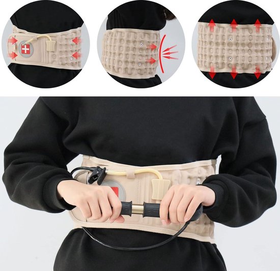 Decompressie rug riem heupbrace ruggengraat voor onderrugpijn - lumbale ...