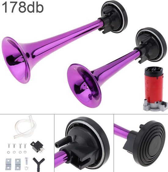 Luchthoorn - Luchthoorn 12 Volt - Claxon - Claxon 12 Volt - Gas Toeter ...