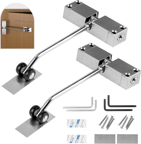 Verstelbare deursluiter met wieltjes - Automatische deursluiter voor ...