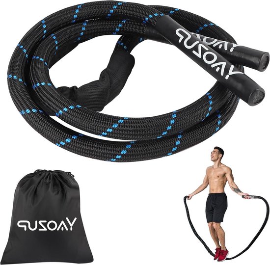 Springtouw - Touwtje springen Zware fitnessstudio 12 kg verzwaard touw ...