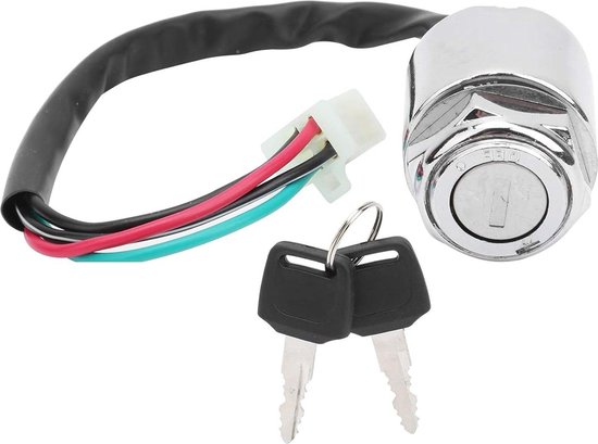 Wire Ignition Key Switch for Electric Bike - Universal Replacement Keys ...